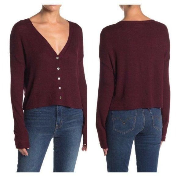 Double Zero | Tops | Double Zero Button Down Dolman Sleeve Thermal Top ...